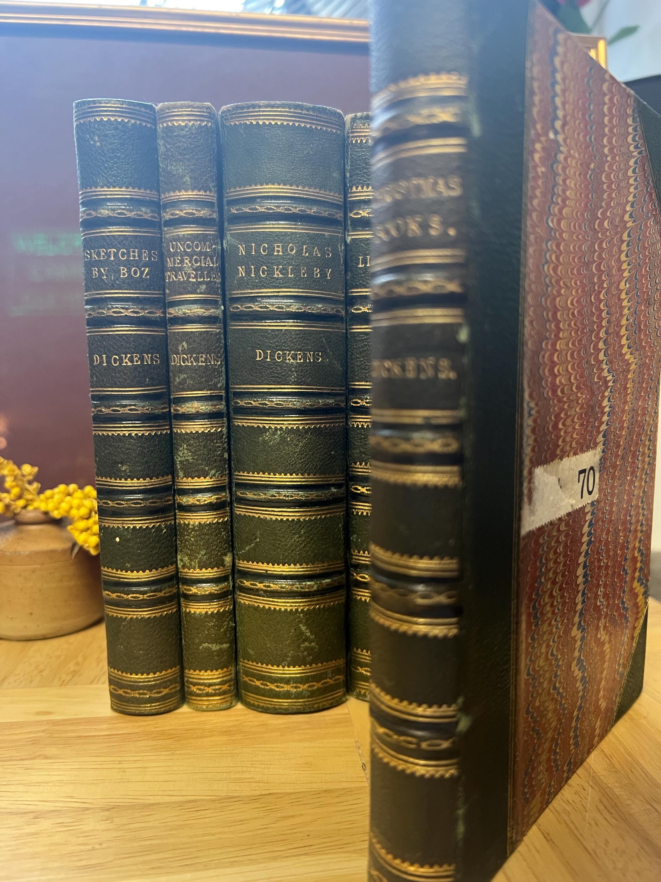 Charles Dickens Collection Set of 18 Books/tomes With 8 Illustrations ...