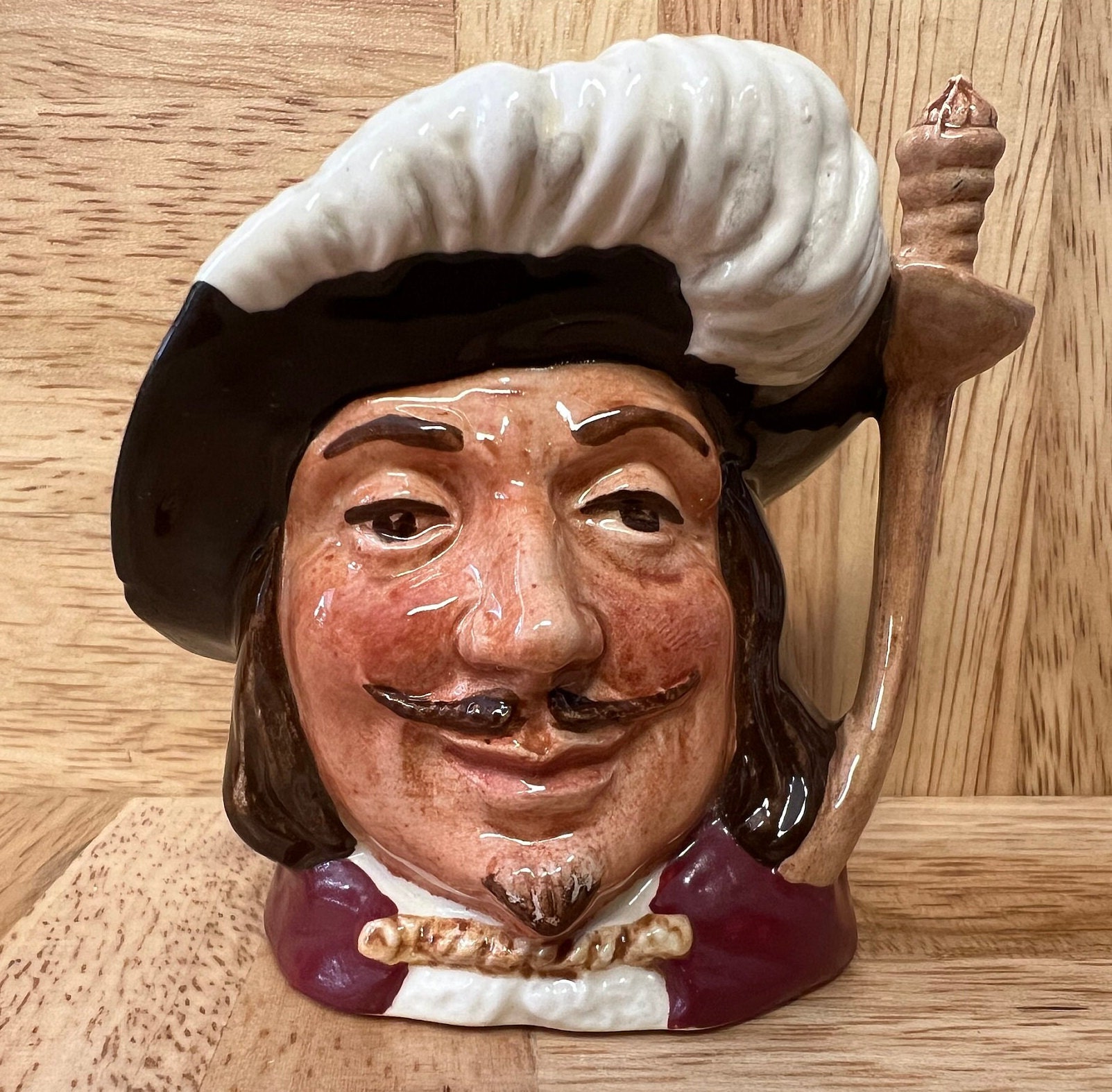 Royal Doulton Miniature Toby Jug Porthos One of the Three Musketeers - Etsy