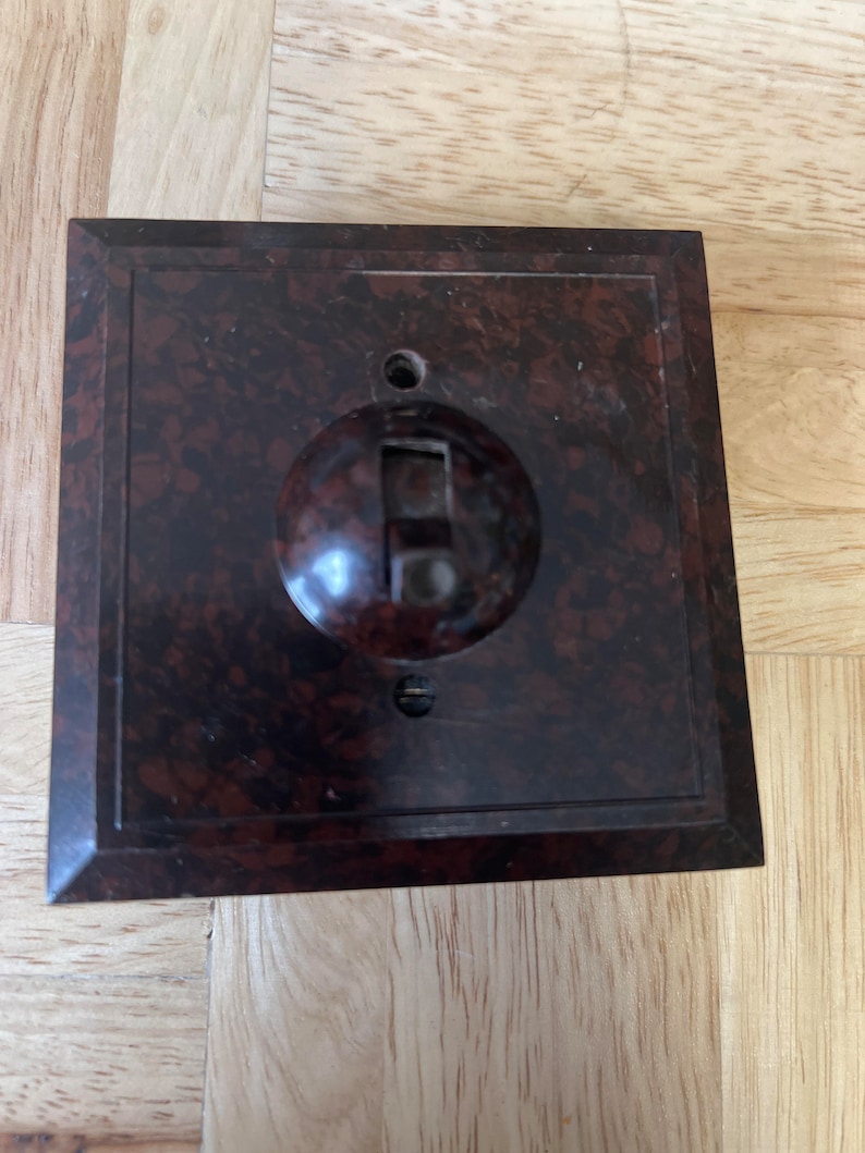 Vintage Bakelite Light Switch Goltone 230 V - Etsy Australia