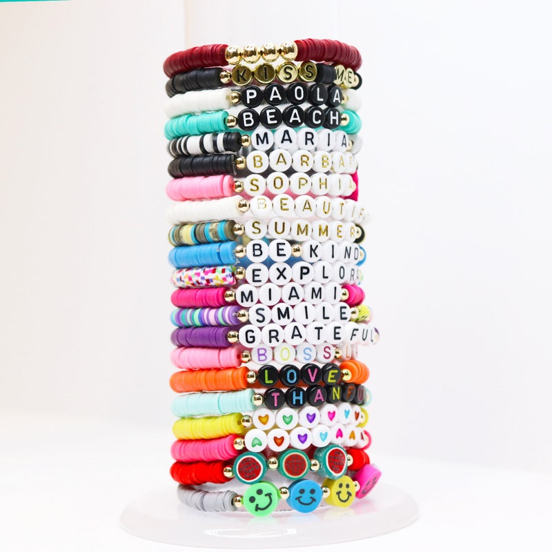Girls Bead Bracelet - Etsy