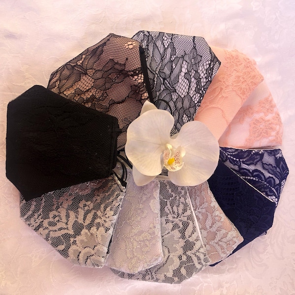 Lace Face Mask - Etsy