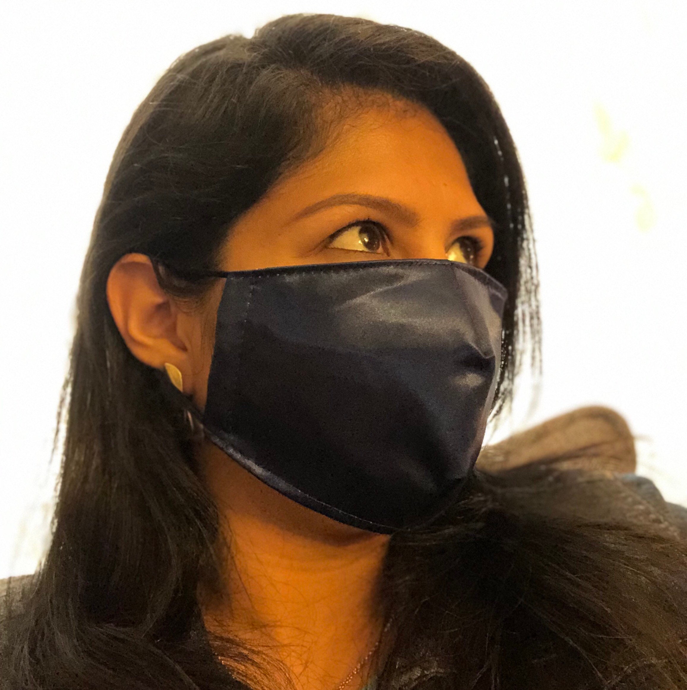 Silk Face Mask With Filter, Holiday Face Mask, Reusable Face Mask ...