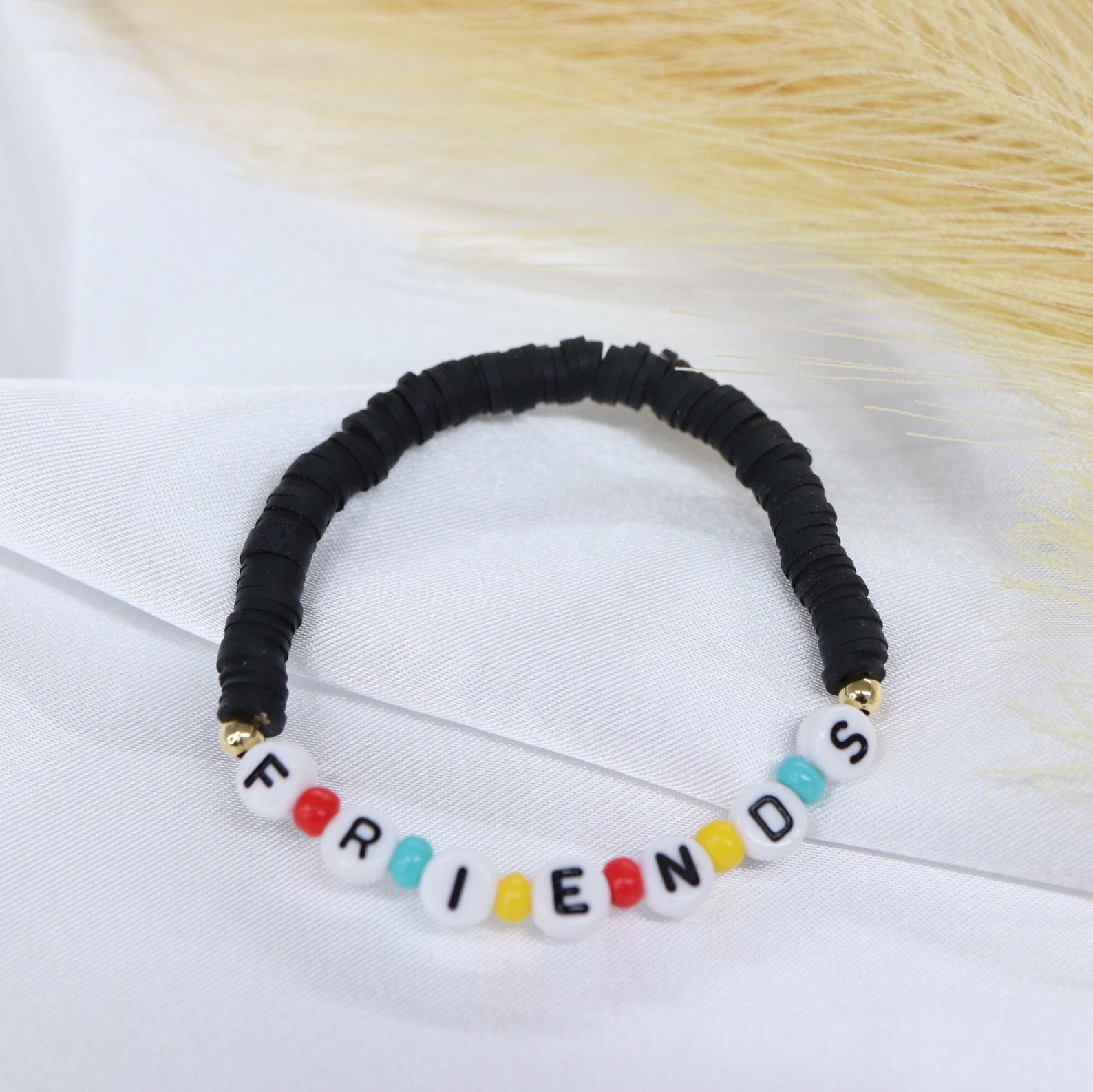 Custom Beaded Name Bracelet Friends Bracelet for Adult Best - Etsy