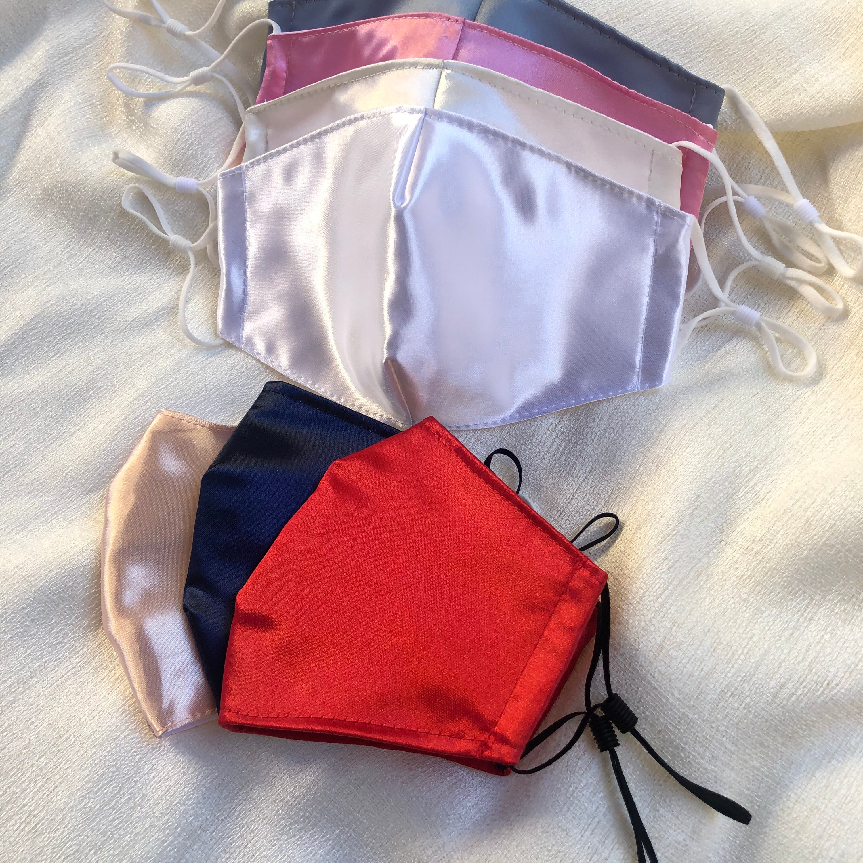 Silk Face Mask With Filter, Holiday Face Mask, Reusable Face Mask ...