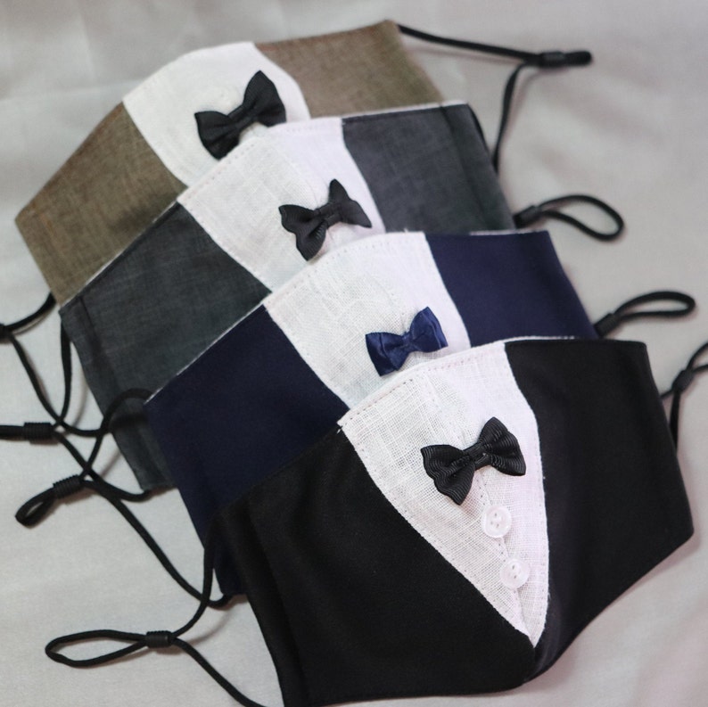 Wedding Mask for Groom Groom Cotton Face Mask With Filter - Etsy