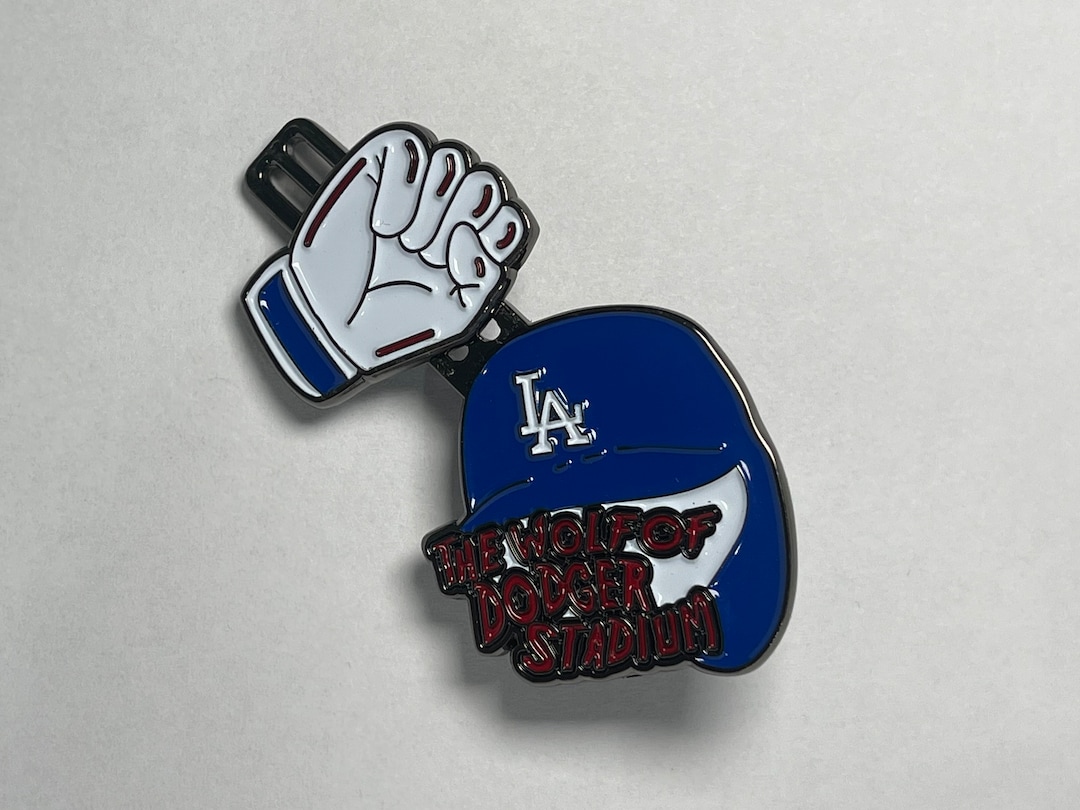 Wolf of Dodger Stadium Pin - Etsy