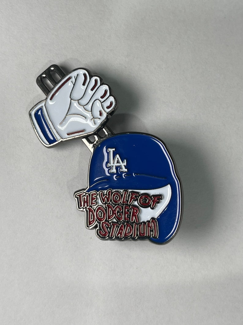 Wolf of Dodger Stadium Pin - Etsy