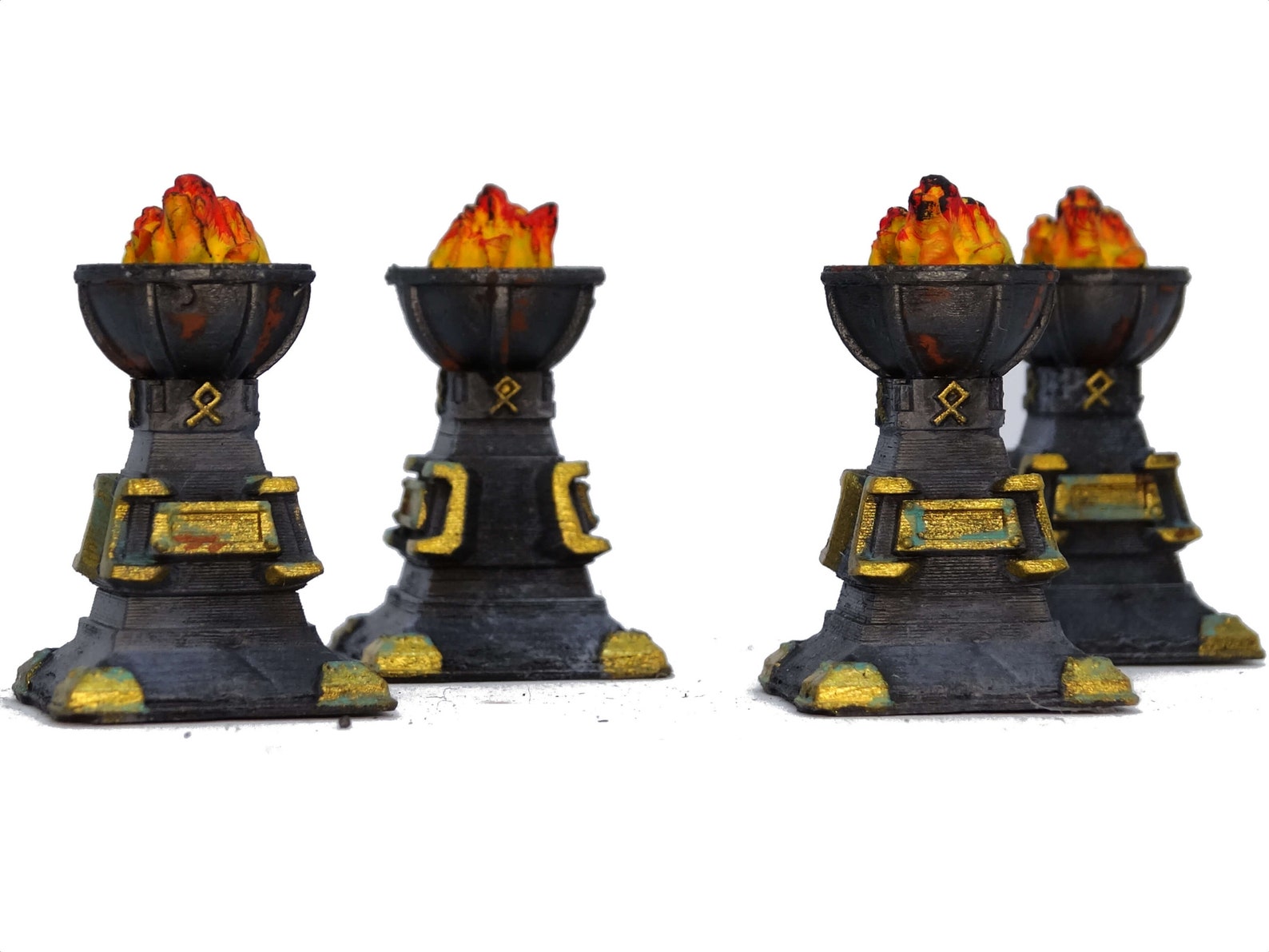 Dnd Ornate Temple Brazier Resin Miniatures / Tabletop Terrain | Etsy UK