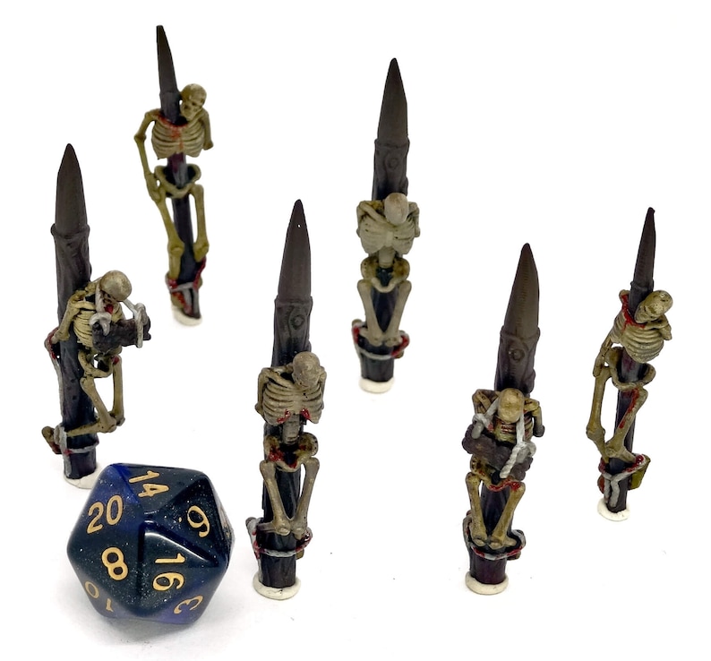 Impaled Skeletons - Shadowfey Wilds | Resin Miniatures | Terrain ...