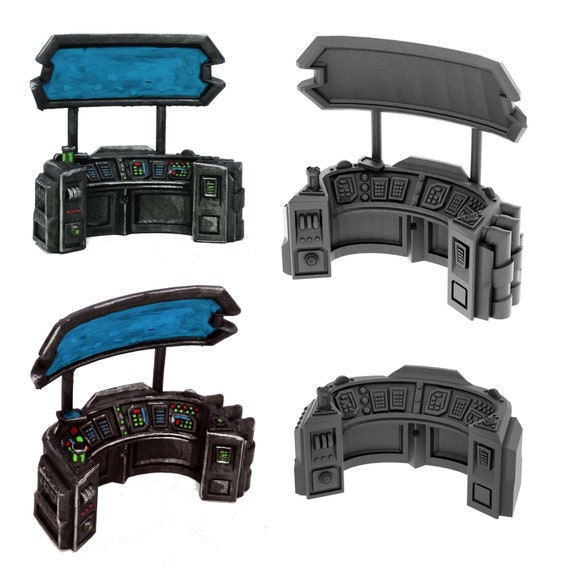 Sci Fi Computer Terminal Screen