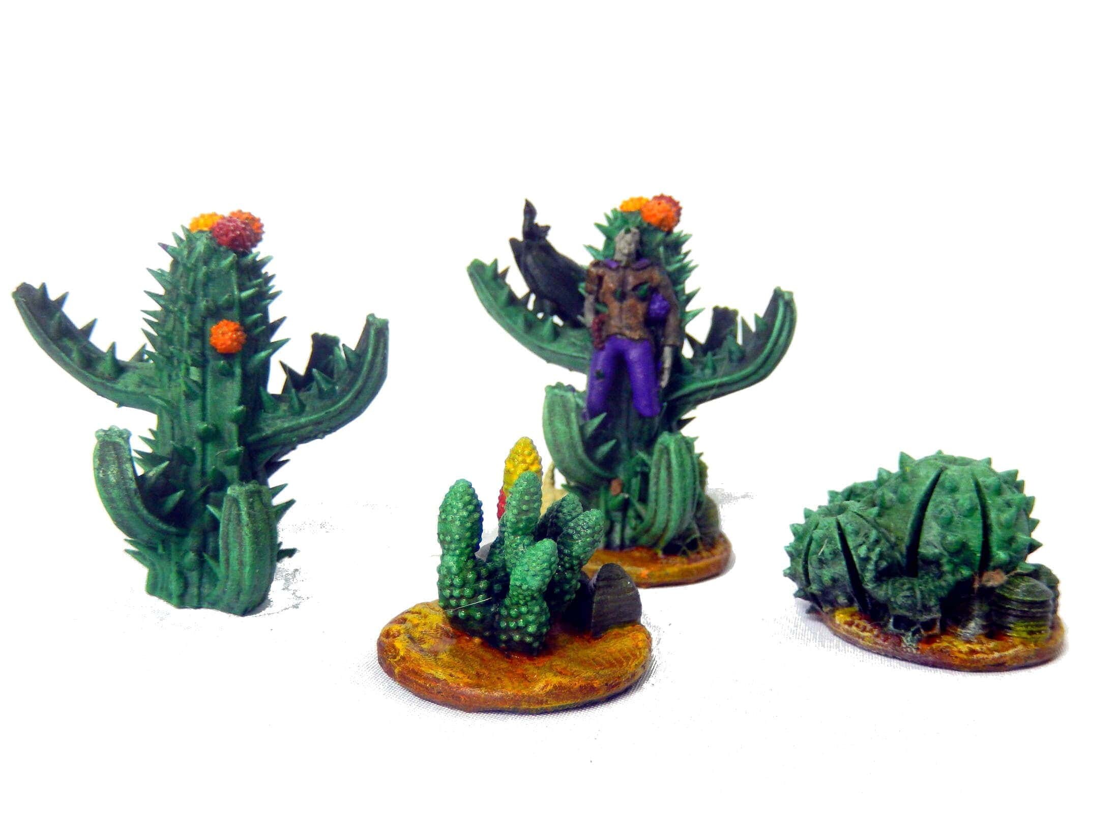 Cactus Desert Scatter Terrain | Scenery | DND | Resin Miniature - Etsy