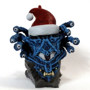 Santa Beholder Christmas Tree Decoration / Miniature - Etsy