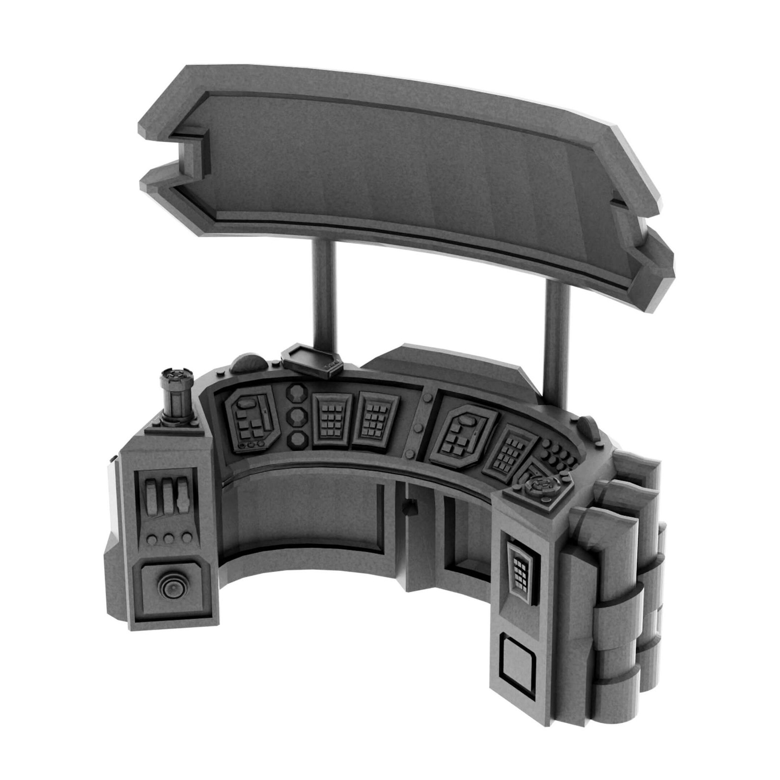 Computer Terminal With Optional Over Head Display sci Fi / - Etsy UK