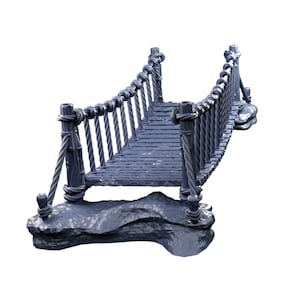 Rope Bridge DND Tabletop Terrain Jungle Chasm Crossing 28mm Scale - Etsy