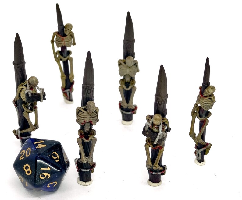 Impaled Skeletons - Shadowfey Wilds | Resin Miniatures | Terrain ...