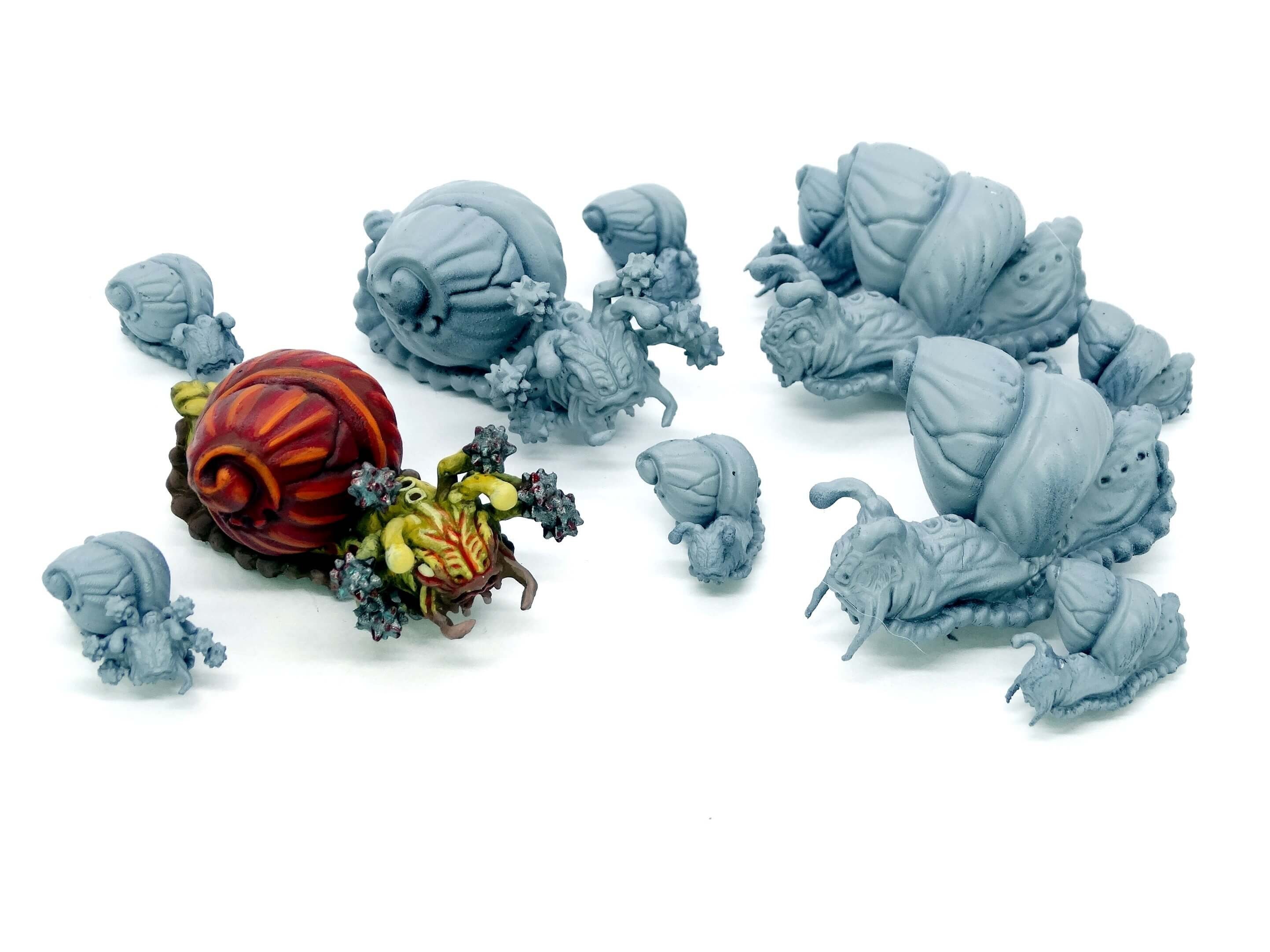 Flail Snails and Giant Snail Fantasy Miniatures for Tabletop Games ...