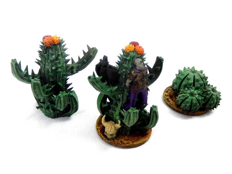 Cactus Desert Scatter Terrain Scenery DND Resin - Etsy