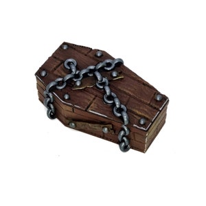 Chained Coffin Fantasy Graveyard Scatter Terrain Comes With Removeable ...