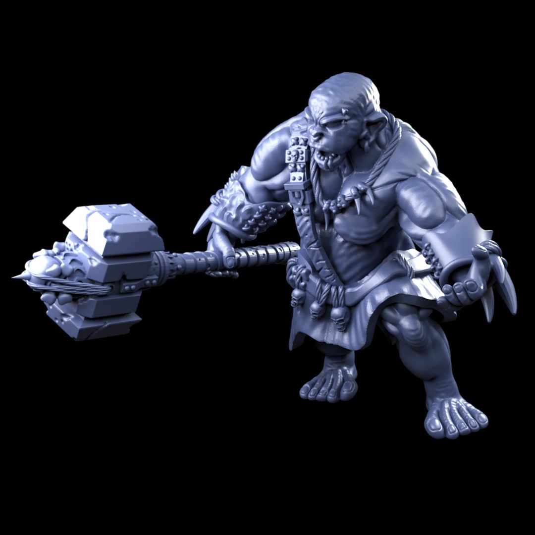 Dnd Fantasy Ogre Miniature - Etsy