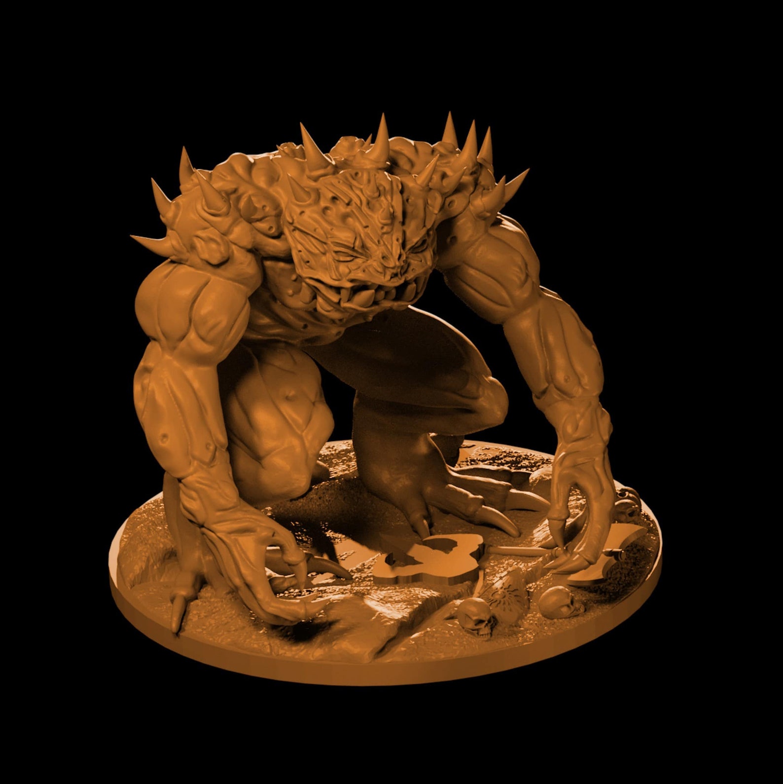 Hezrou Demon dungeons and Dragons Out of the Abyss Resin - Etsy UK