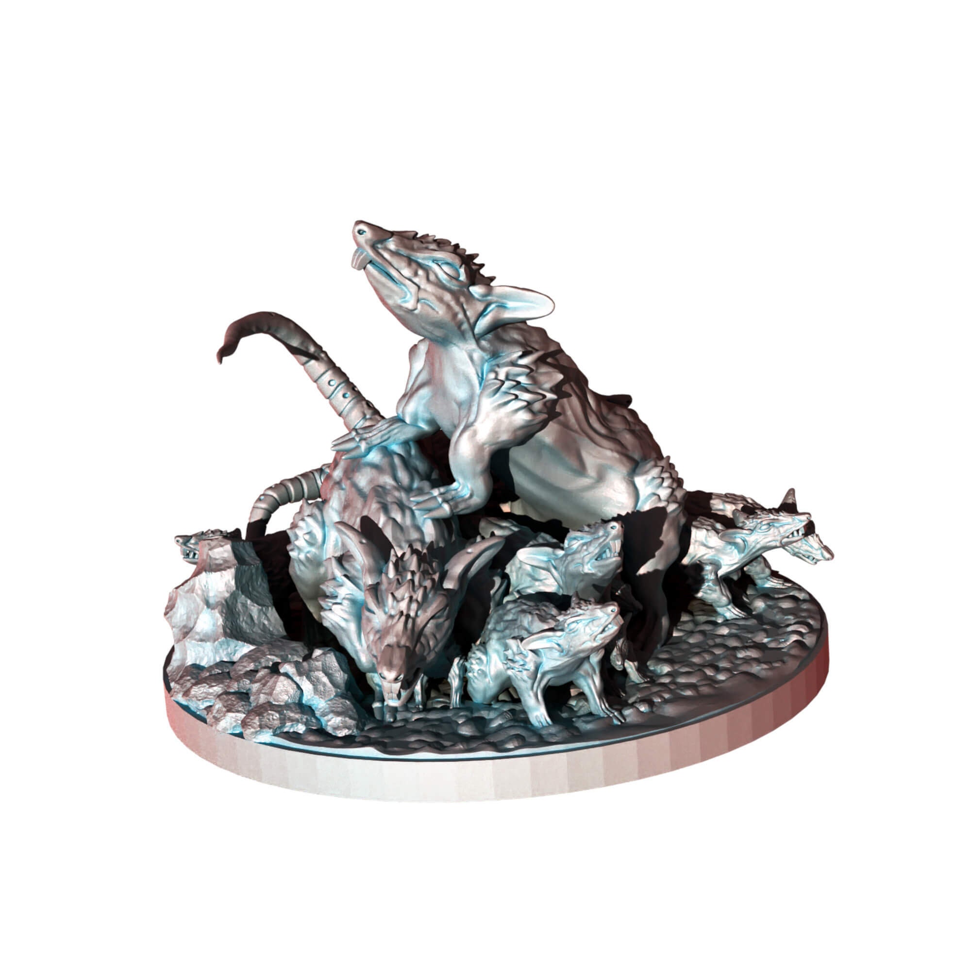 Dnd Giant Dire Rats and Rat Swarm Fantasy Miniatures resin - Etsy