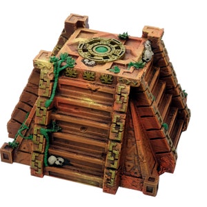 Ancient Aztec Pyramid Wargame and Tabletop Terrain - Etsy