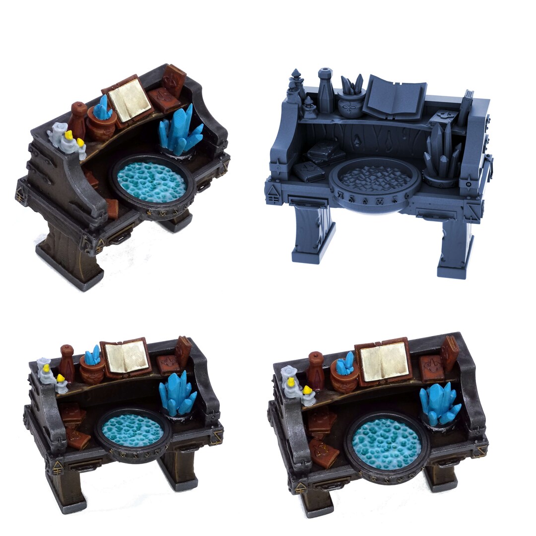 Alchemy/divination Table | Wizards Lab | Scatter Terrain - Etsy