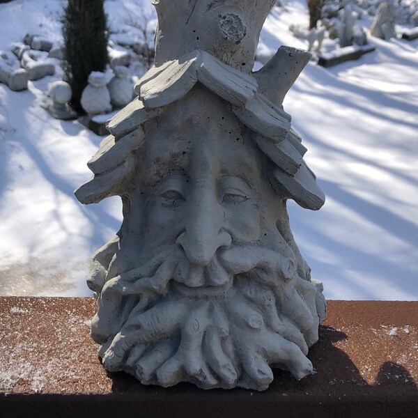 Concrete Tree Man Statue - Etsy