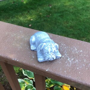 Bulldog Statue, Small Dog Statue, Concrete Cement Bulldog, Small ...