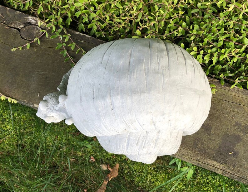 Concrete Snail Statue: Large Garden Decor - Etsy