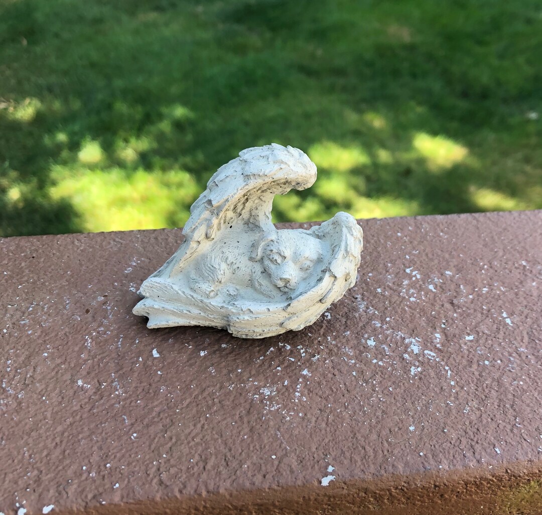 Angel Dog Statue, Concrete Dog , Cement Dog Statues, Toy Dog Statues ...