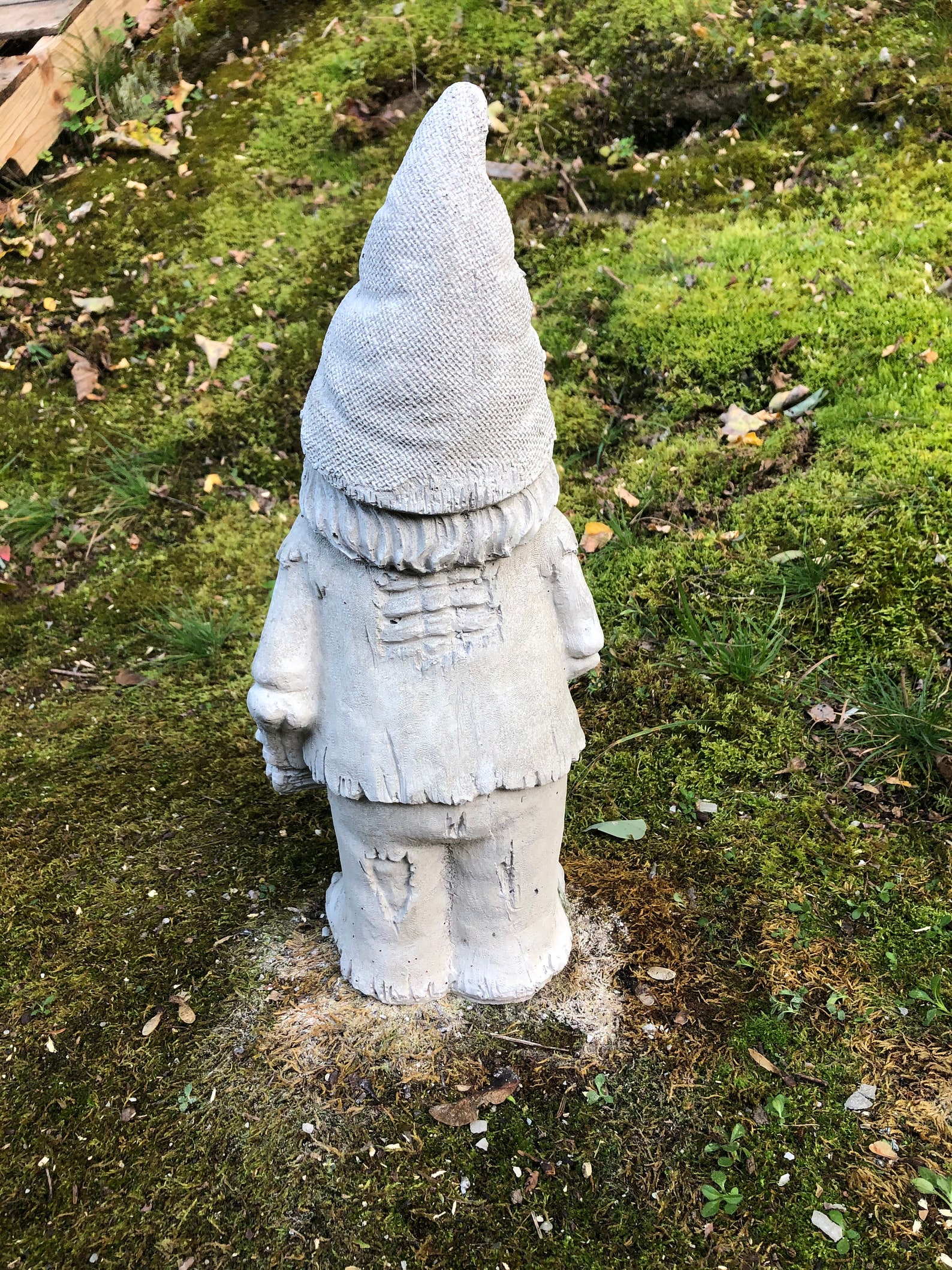 Cement Zombie Gnome Garden Gnome Statue Concrete Zombie | Etsy