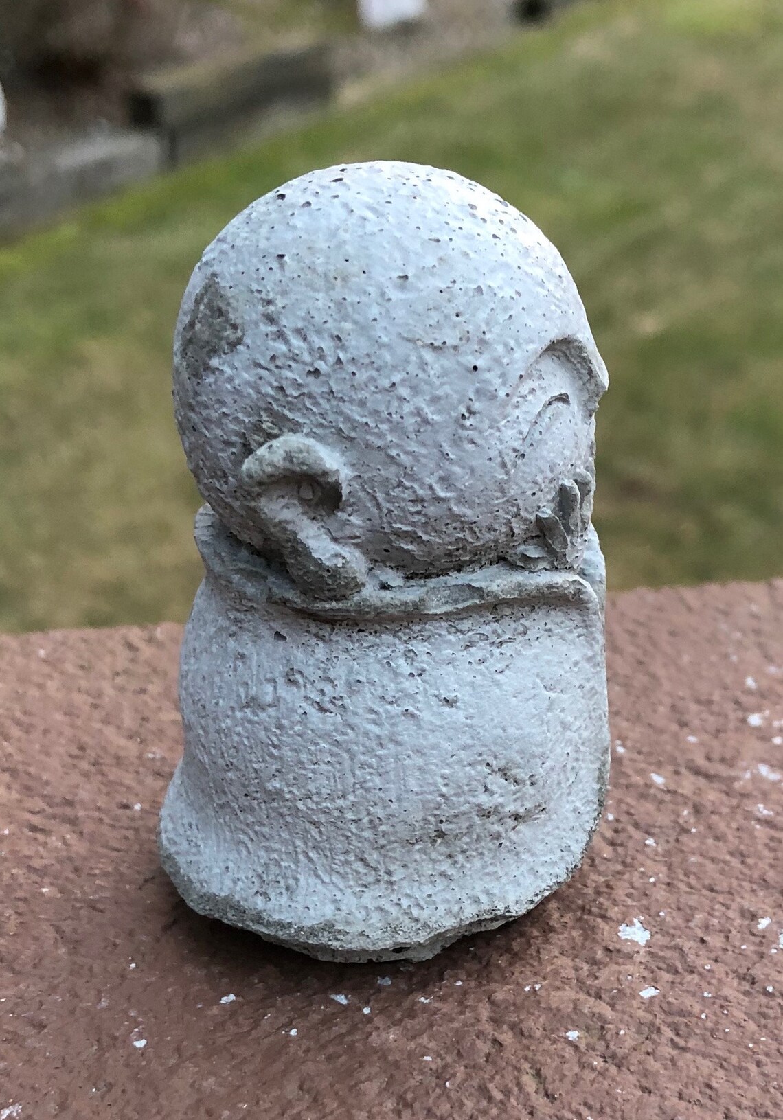 Concrete Zen Japanese Jizo Statue Jizo Monk Buddha Small | Etsy