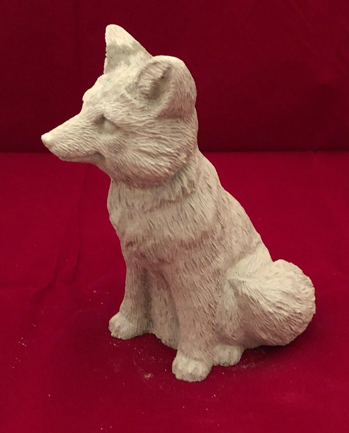 Fox Statue Cement Fox Garden Decor Concrete Fox Home Decor - Etsy