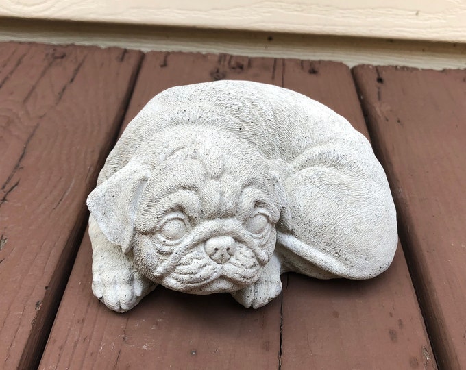 Cocker Spaniel Dog Statue, Concrete Dog, Cement Cocker Spaniel Dog ...