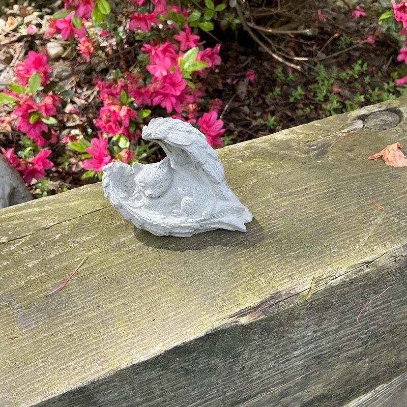 Angel Cat Statue - Etsy