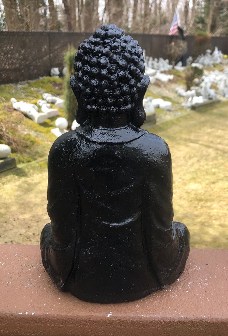 Cement Buddha 11'' Tall Concrete Statue Buddha - Etsy