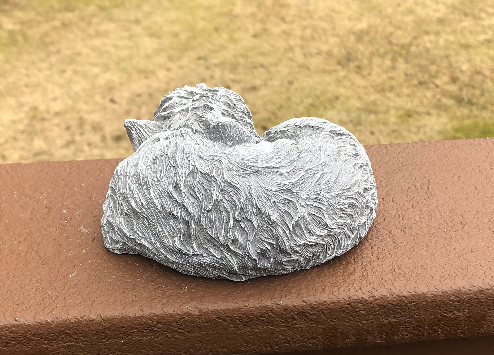 Terrier Dog Statue Concrete Terrier Cement Dog Statues Toy | Etsy