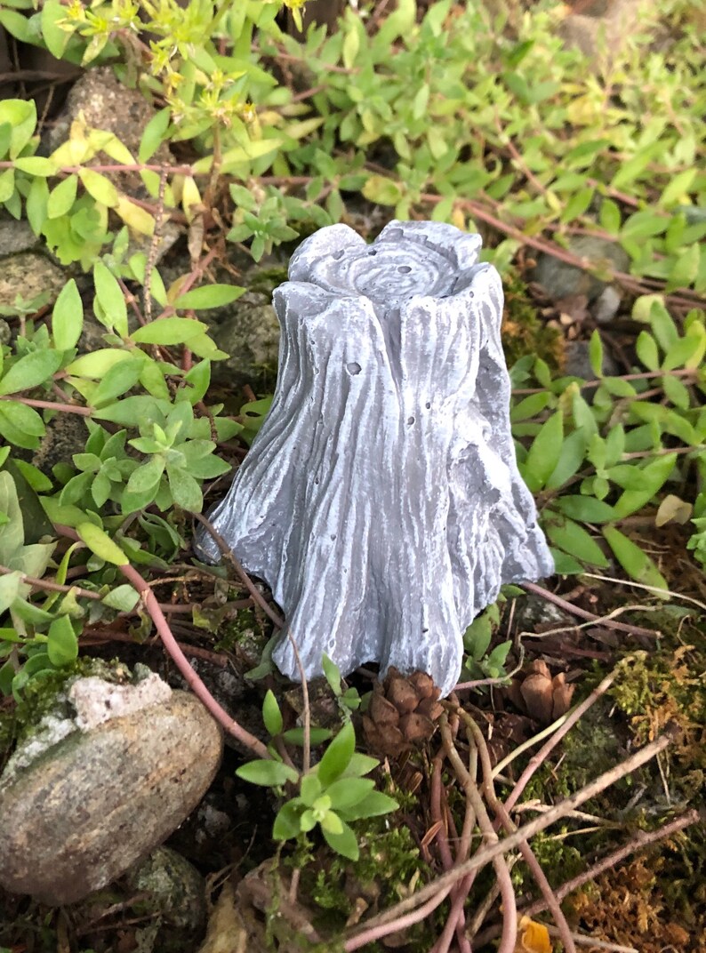 Concrete Tree Stump Man Statue Tree Face Tree Statue Cement - Etsy