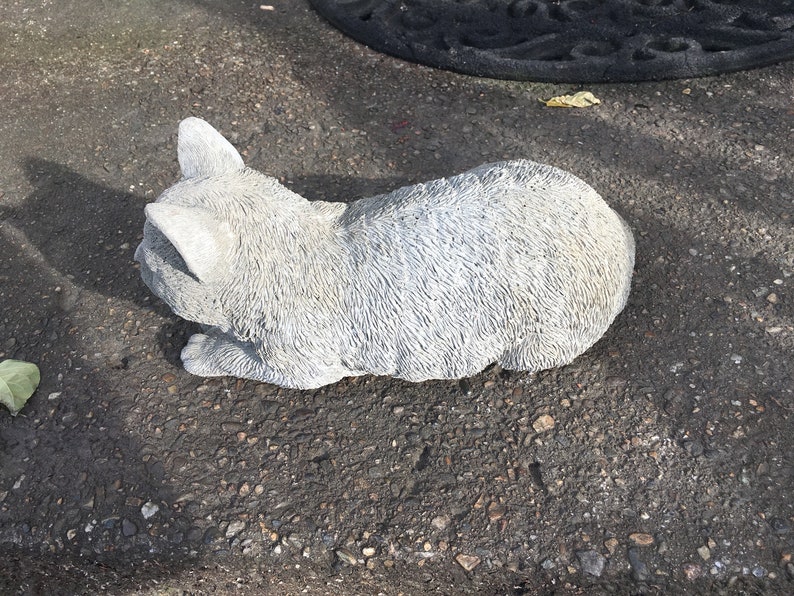 Cement Cat Statue Concrete Cat Figure Garden Statues - Etsy