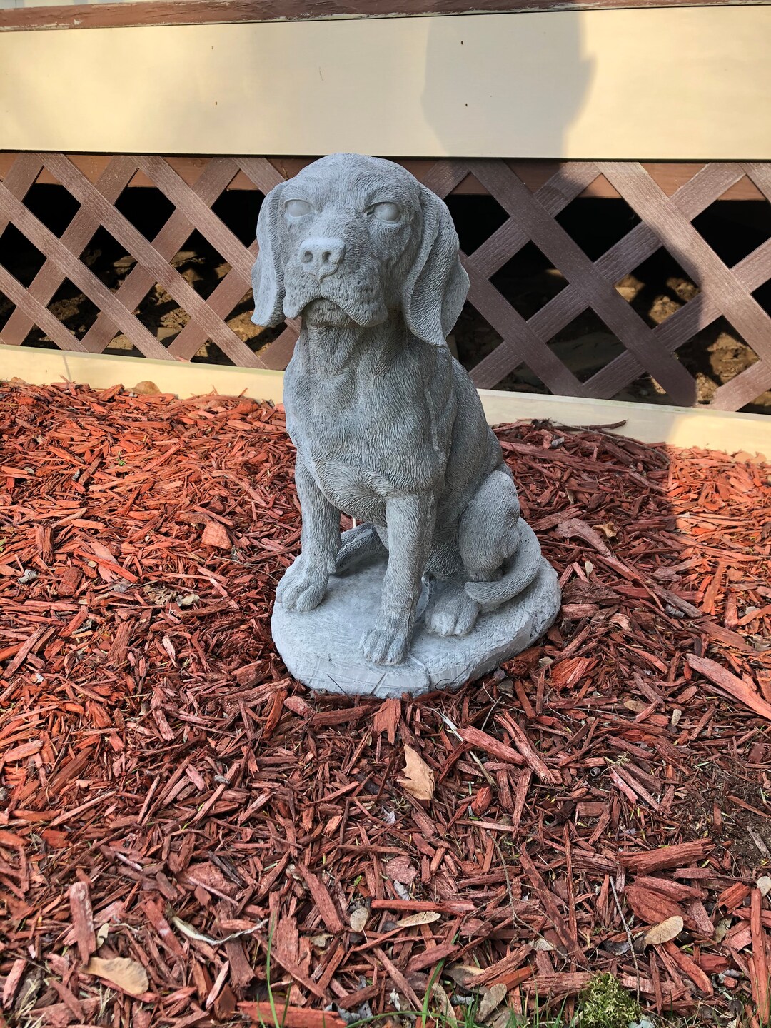 Concrete Beagle Dog Statue, Cement Beagle, Pedigree Breed Dog, Garden ...