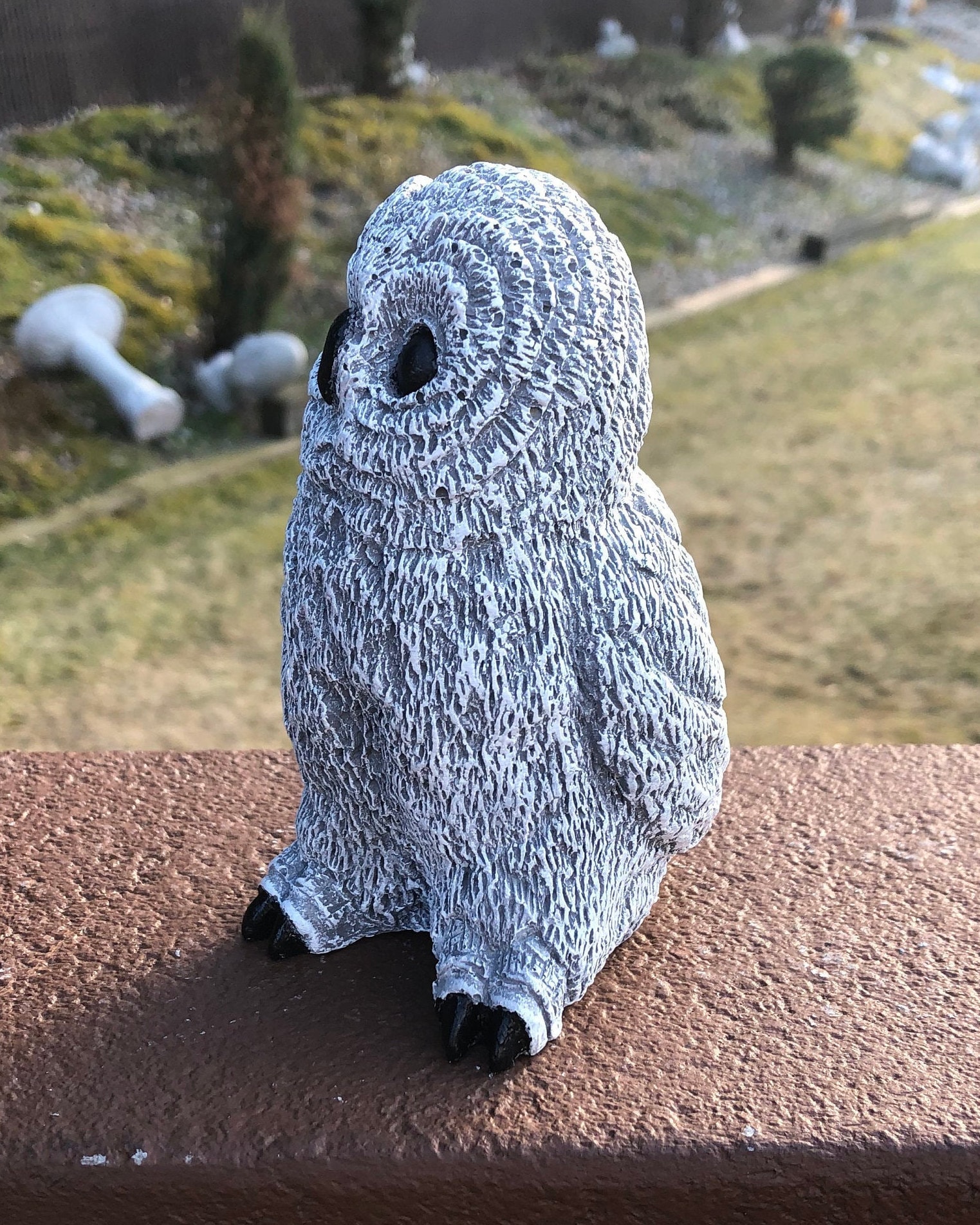 Cement Owl Statue Concrete Owl Owl Garden Decor Owl Gift | Etsy