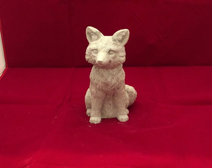 Fox Statue, Cement Fox, Garden Decor, Concrete Fox, Home Decor - Etsy