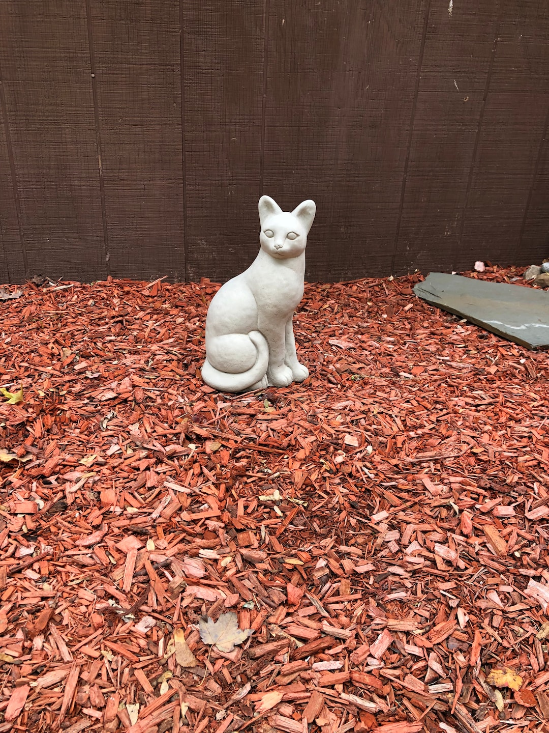 Cement Siamese Cat Statue, Concrete Sitting Cat Figure, Garden Statues ...