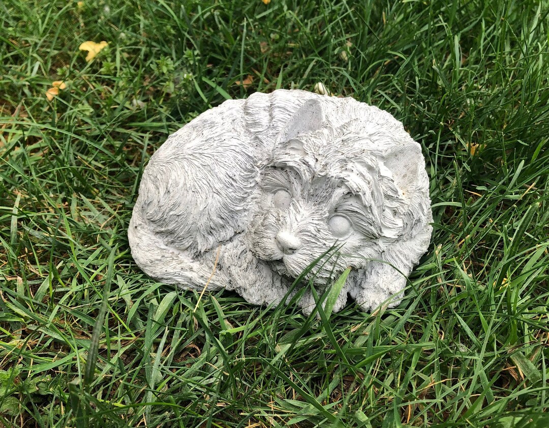 Terrier Dog Statue, Concrete Terrier, Cement Dog Statues, Toy Dog ...