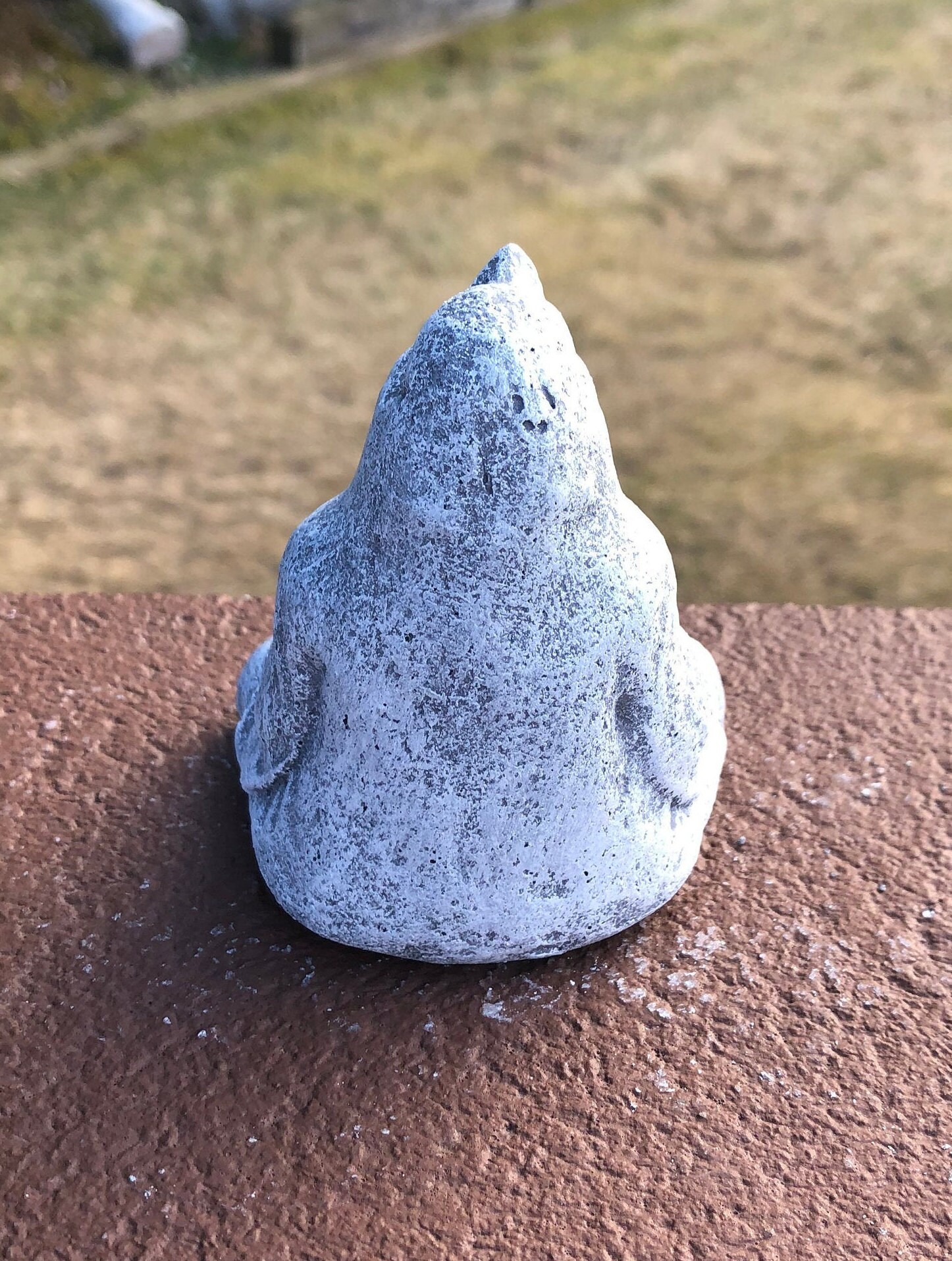 Bird Statue Concrete Meditating Bird Buddha Statue Zen | Etsy