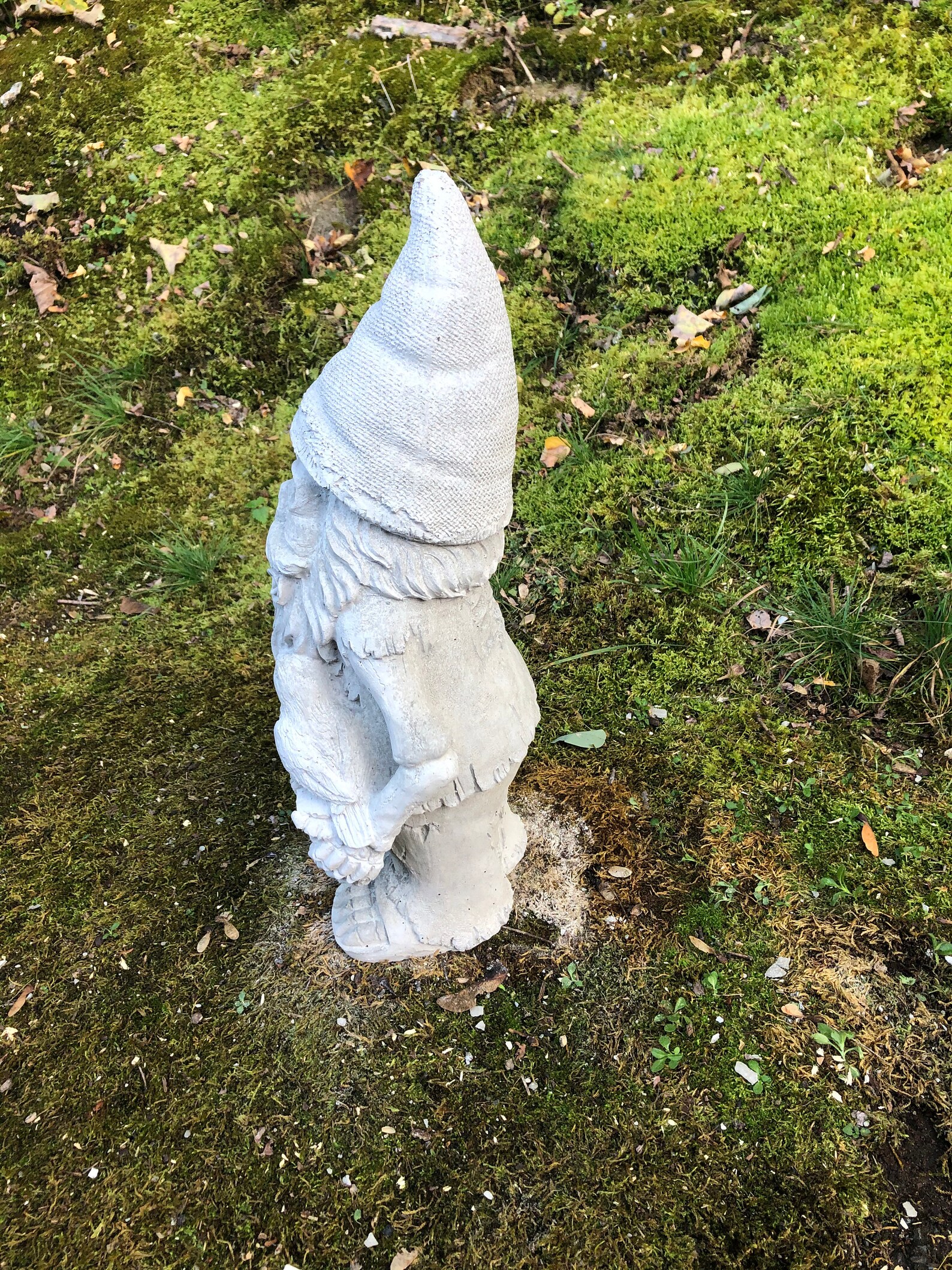 Cement Zombie Gnome Garden Gnome Statue Concrete Zombie | Etsy