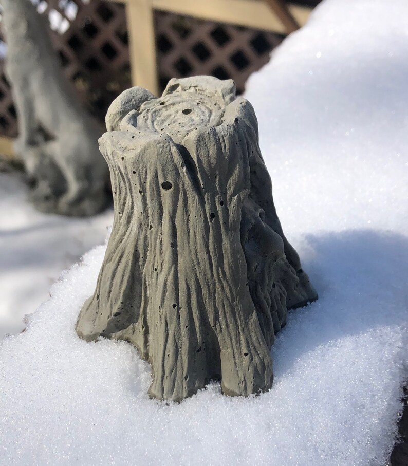Concrete Tree Stump Man Statue Tree Face Tree Statue Cement - Etsy
