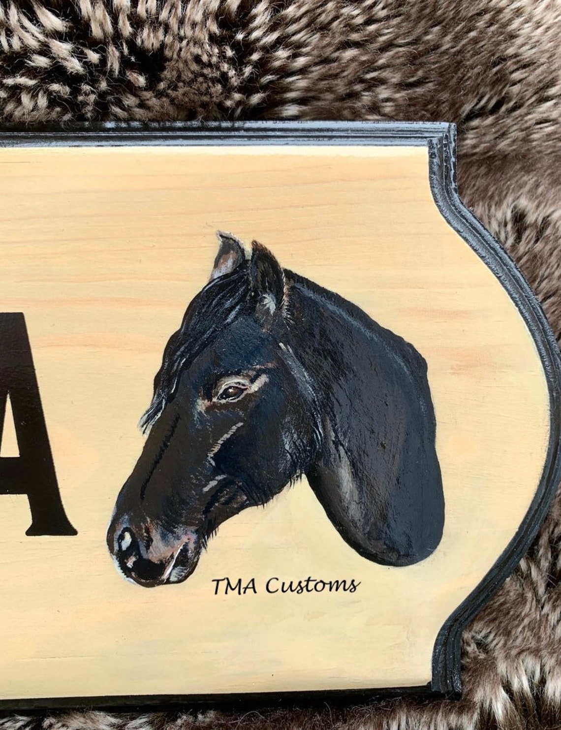 Custom Hand Painted Stall Sign / Horse Gift / Painted Stall | Etsy