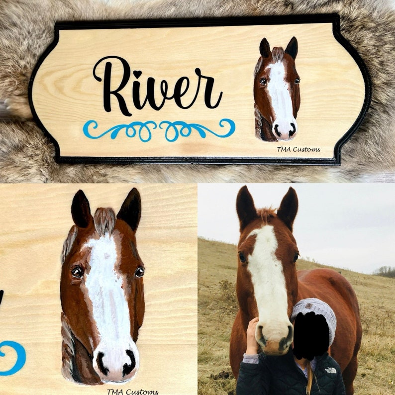 Custom Hand Painted Stall Sign / Horse Gift / Painted Stall - Etsy